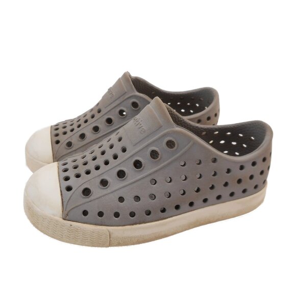 Native Shoes | Shoes | Native Jefferson Toddler C7 Shoe Gray White ...